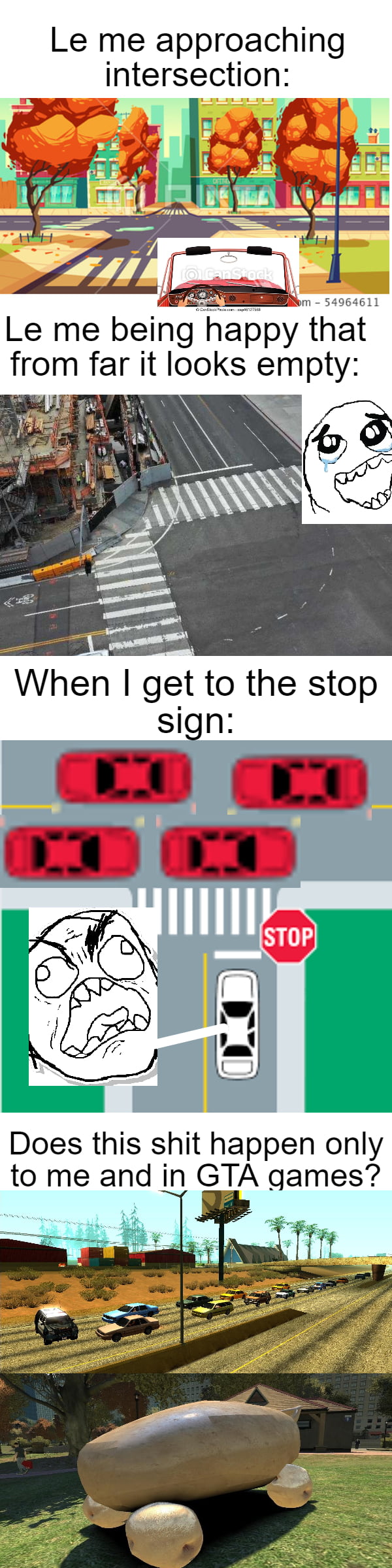 Why though? 90% of the time when I get to an empty intersection it ...