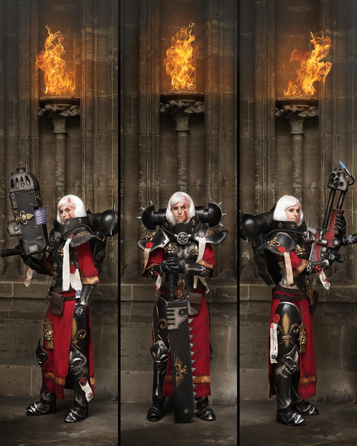 Warhammer 40k Sister of Battle cosplay. - 9GAG