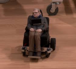 The remote control Stephen hawking from Big Bang Theory - 9GAG