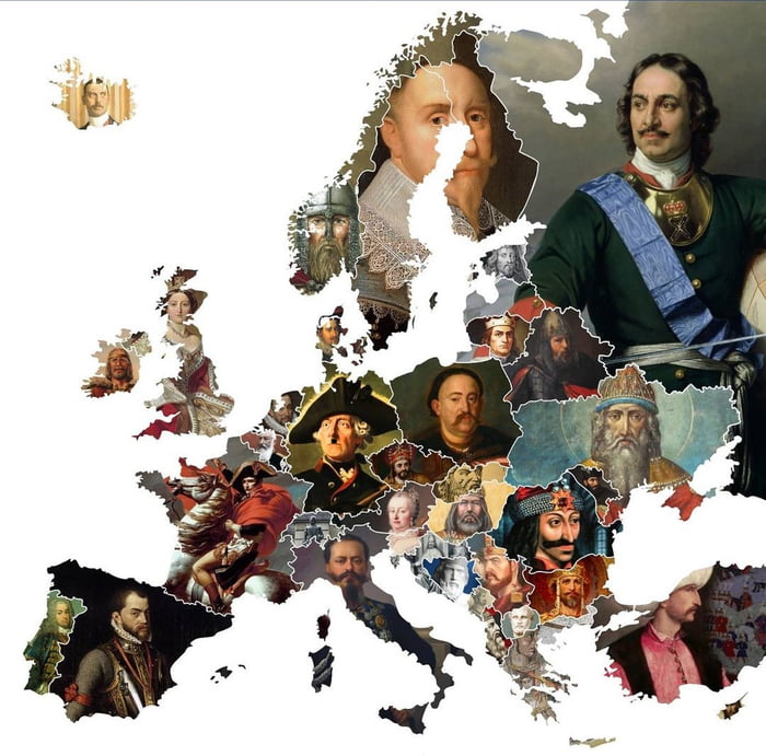 The most famous country rulers in Europe - 9GAG