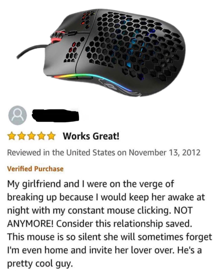 Silent mouse. - 9GAG