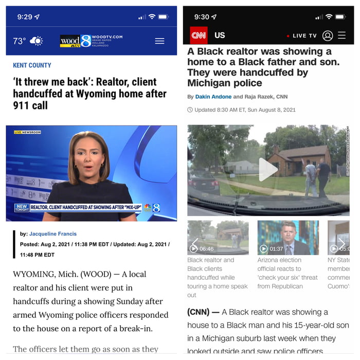 Local news vs CNN - 9GAG