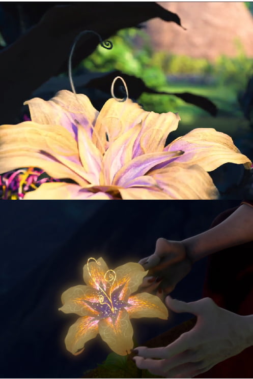 So, apparently there was a Tangled's golden flower in Moana. - 9GAG