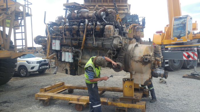 Cat 789D engine. 3516C. 1600kw on the flywheel. V16 78.1L - 9GAG