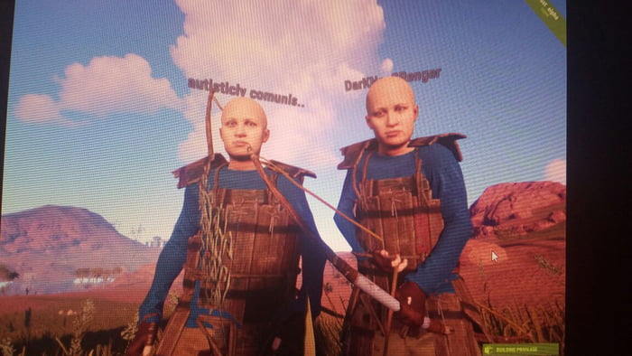 Rust, the only game where you can find your twin ,and try to save his ...