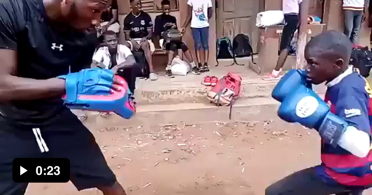 Awesome boxing kid - 9GAG