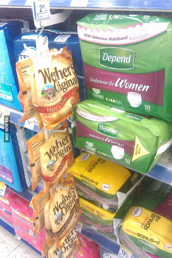 This is exactly where Werther's Originals would be stocked - 9GAG