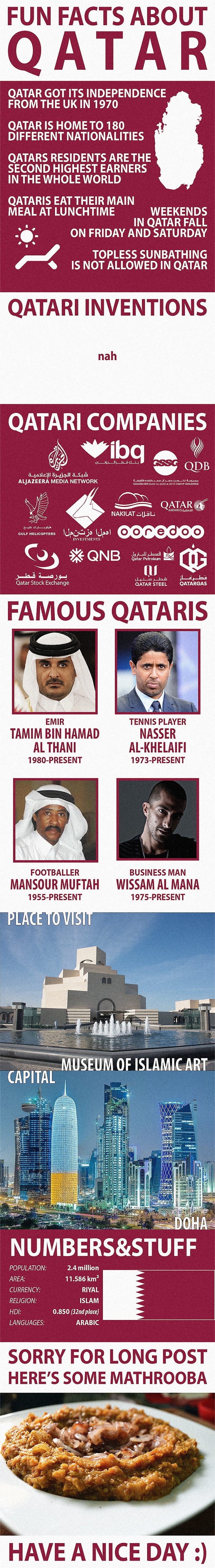 Fun Facts about Qatar - 9GAG