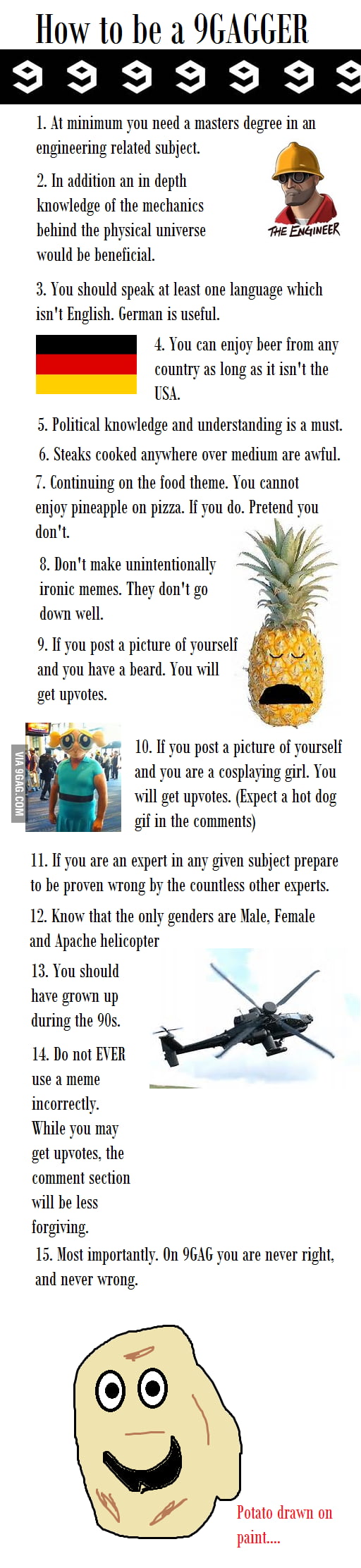 How to be a 9GAGGER. - 9GAG