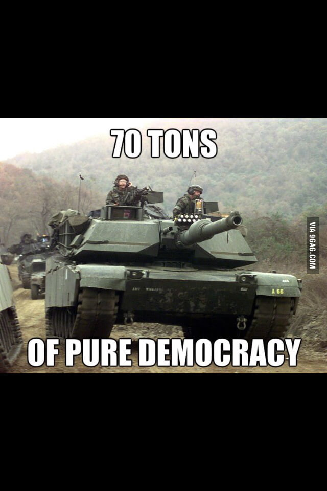 70 Tons Of Democracy 9GAG