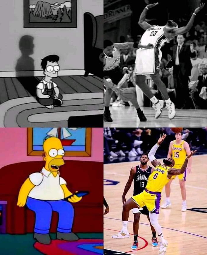 Lebron is very consistent at flopping...see him flop again in the playoffs! - 9GAG