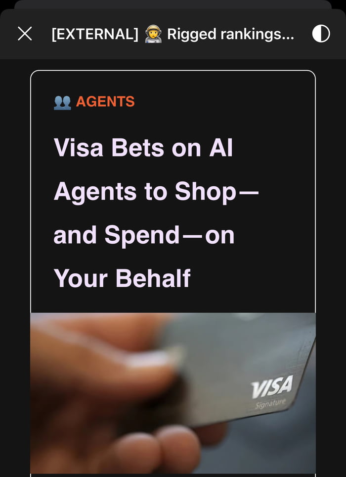 Be careful and read all when they ask you to Accept or Sign something next time from Visa. I’m ...