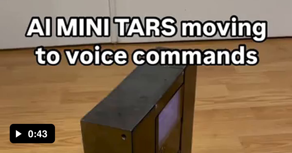 Mini Replica of TARS from the movie Interstellar. Powered by GPT ...