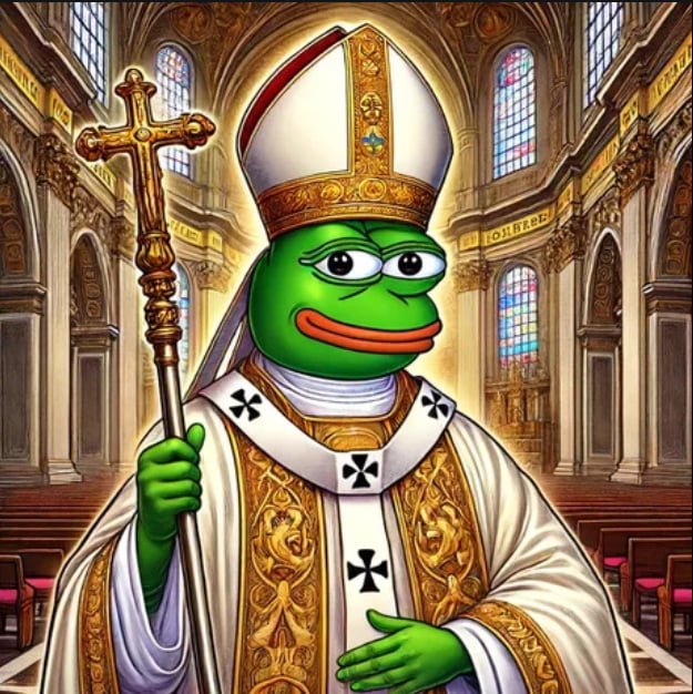 Pope Pepe wishes you peace - 9GAG
