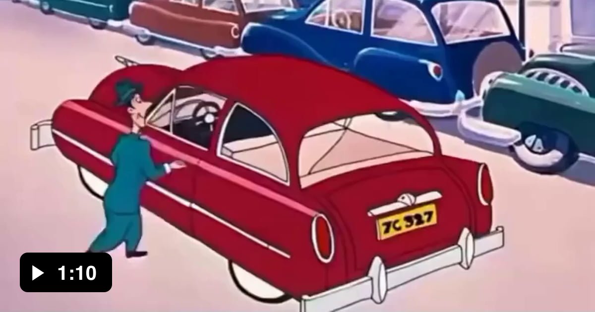 This 1940s animation imagines the future of cars - 9GAG