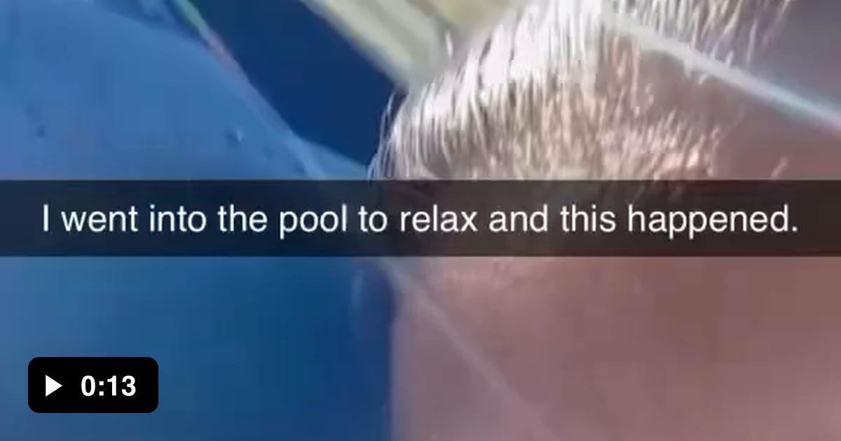 Pool day took an unexpected turn - 9GAG
