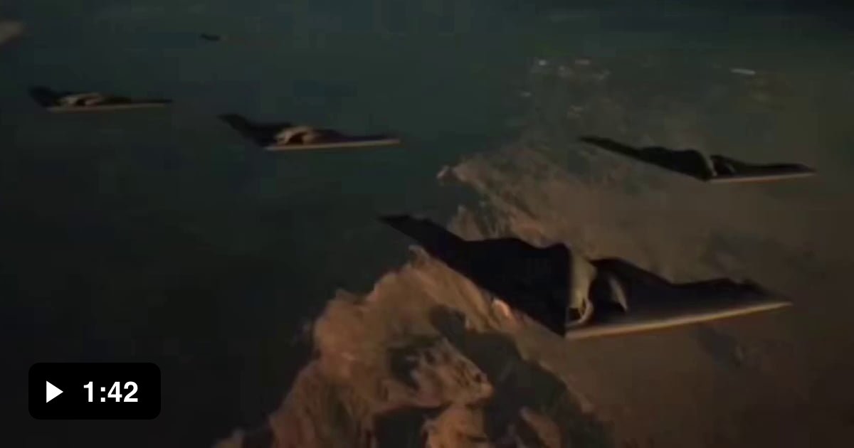 Simulation of the B2 stealth plane's mission - 9GAG