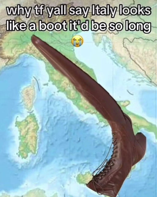 That's one long boot - 9GAG