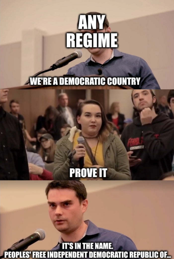 You know they are free and happy if it's in the name of the country 2-4 ...