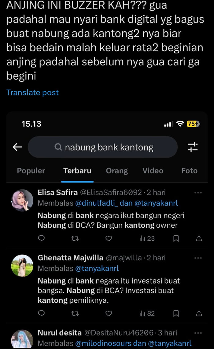 Fun fact, bank BCA ngasih pinjeman ke bank PLAT MERAH JUGA. HAHAHAHAHA~ - 9GAG