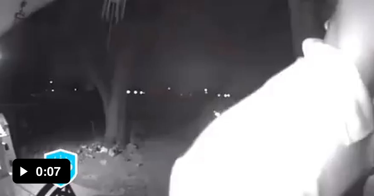 Caught on camera: Licking the doorbell. - 9GAG