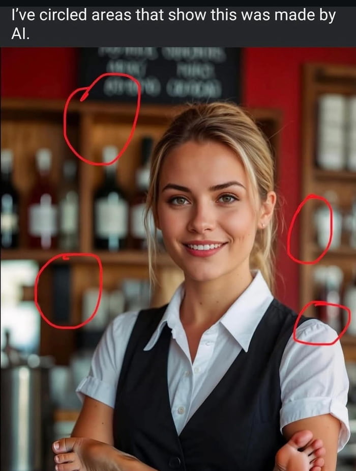 AI generated images are getting so good, but those feet and blurry text are still a dead ...