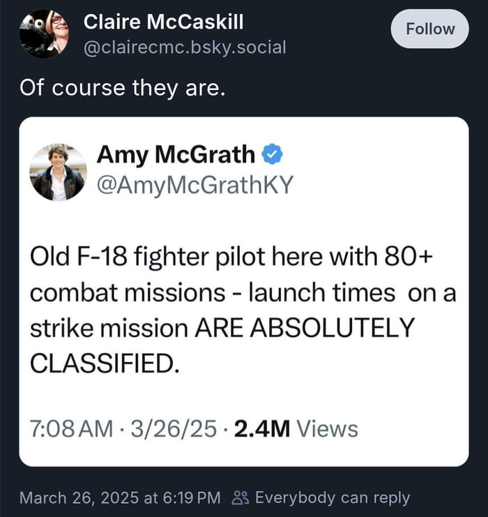 Ask SecDef when the next mission is planned. Bet that information will ...