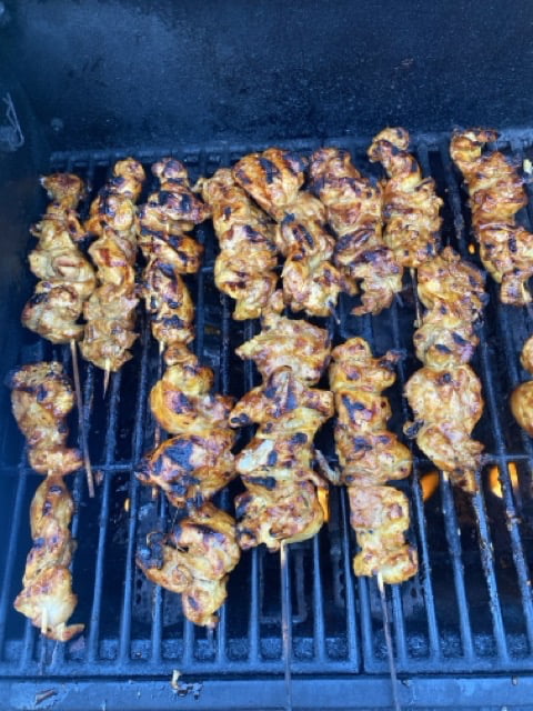 Gringo style pinchos waiting on the stormy weather - 9GAG