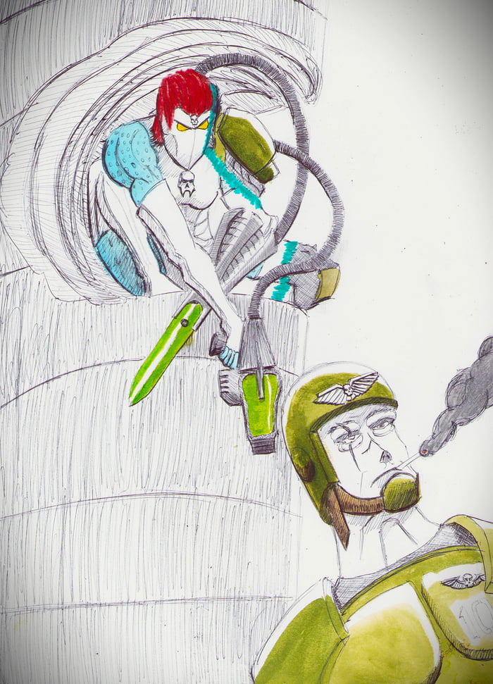 Marvetober + WH40K 19 : Mystique (the Callidus Assassin) - 9GAG