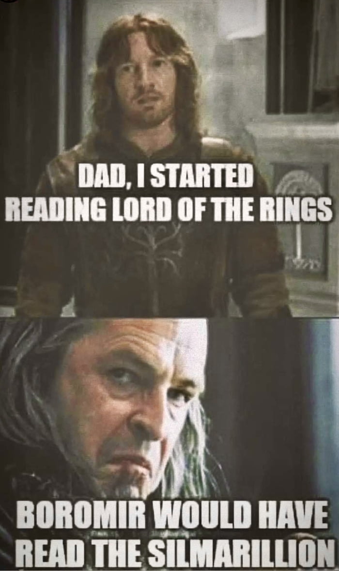 Meanwhile, you’re still on the hobbit. - 9GAG