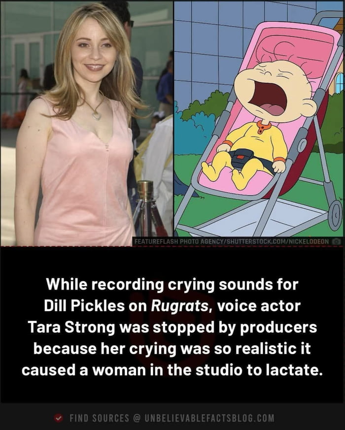 Tara Strong's crying skills are next level - 9GAG
