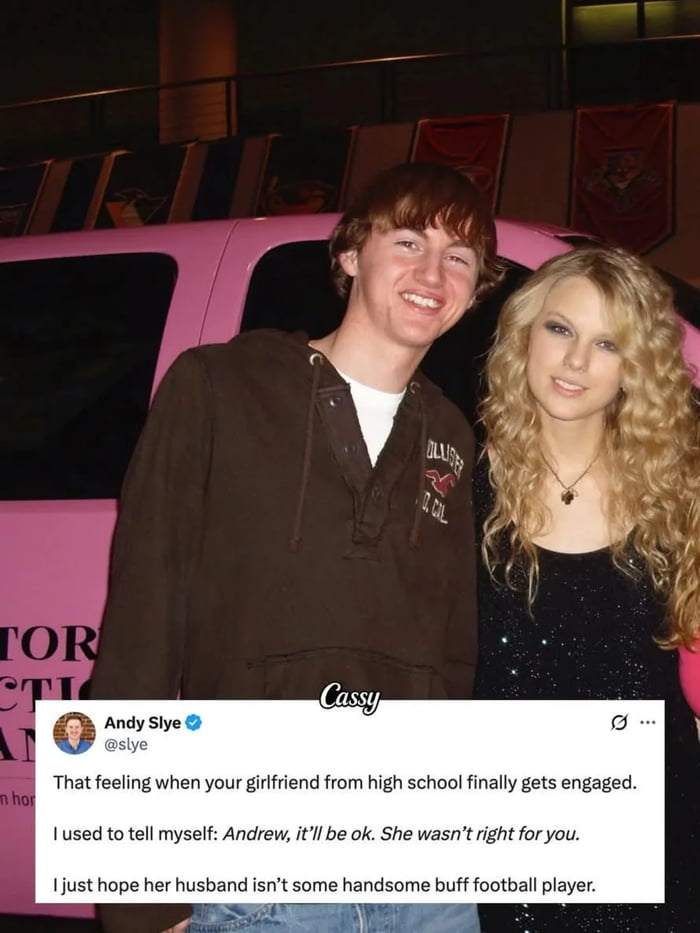 Andrew, it'll be okay. She wasn't right for you. Just hope her husband ...