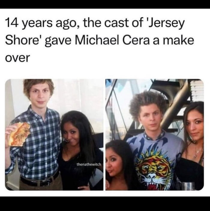 Michael Cera's Jersey Shore transformation is peak comedy - 9GAG