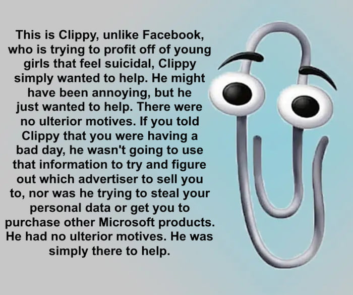 Clippy in 2025 is now a symbol - 9GAG