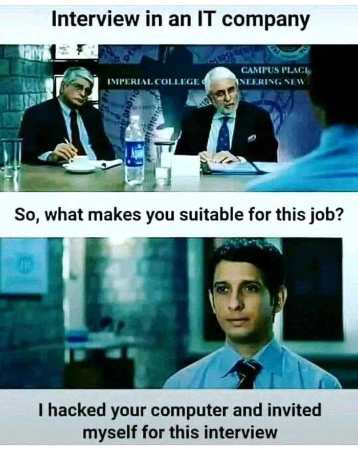 Hired on the spot....or not? - 9GAG