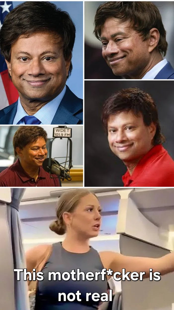 Another Indian born U. S. Representative, from Michigan. The guy doesn't look real. What the ...