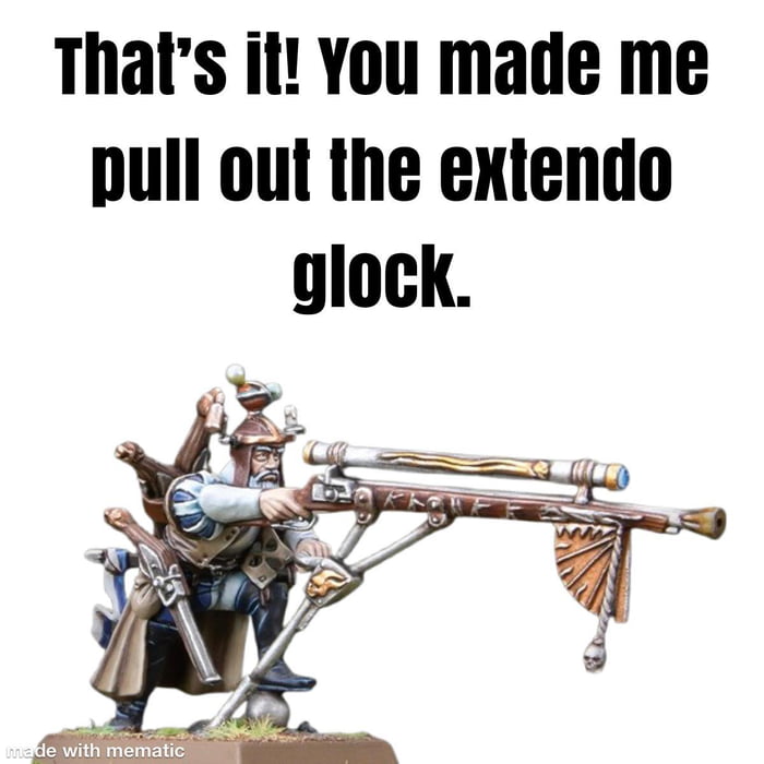 You know you’re in deep shit when Sigmar’s boys in bucket’s pull the heat. - 9GAG