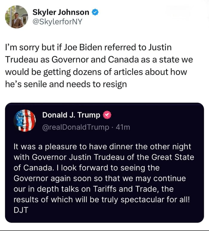 Canada will wage a war if this senile old man tries to invade them - 9GAG