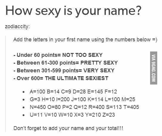 Im changing my name to NNNNNNNNNNNNNNNNNNNNN. Sexiness Level over 9000!!! - 9GAG