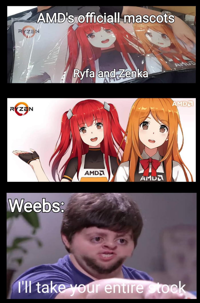 AMD's official mascots - 9GAG