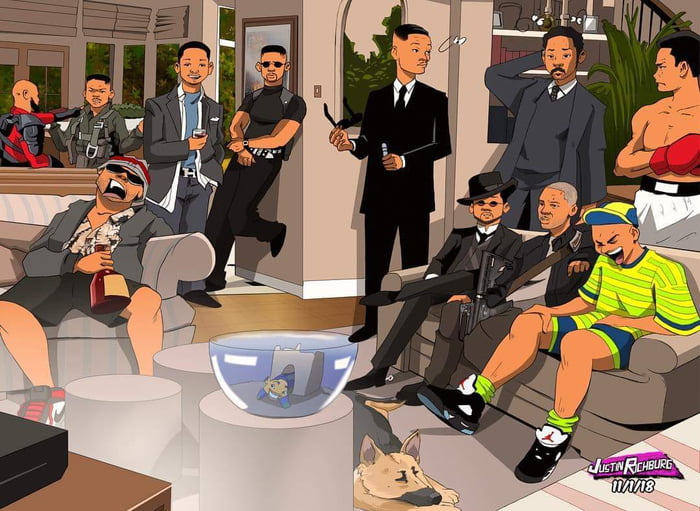 Will smith and his characters - 9GAG