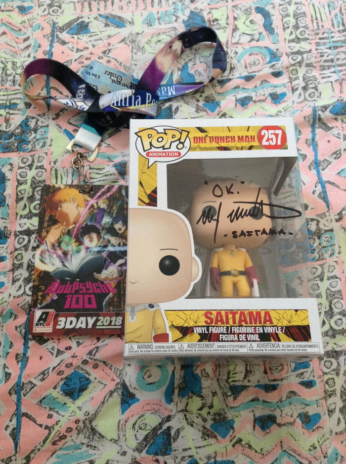 I had the honor of meeting Saitama's (Max Mittelman) voice actor at ...