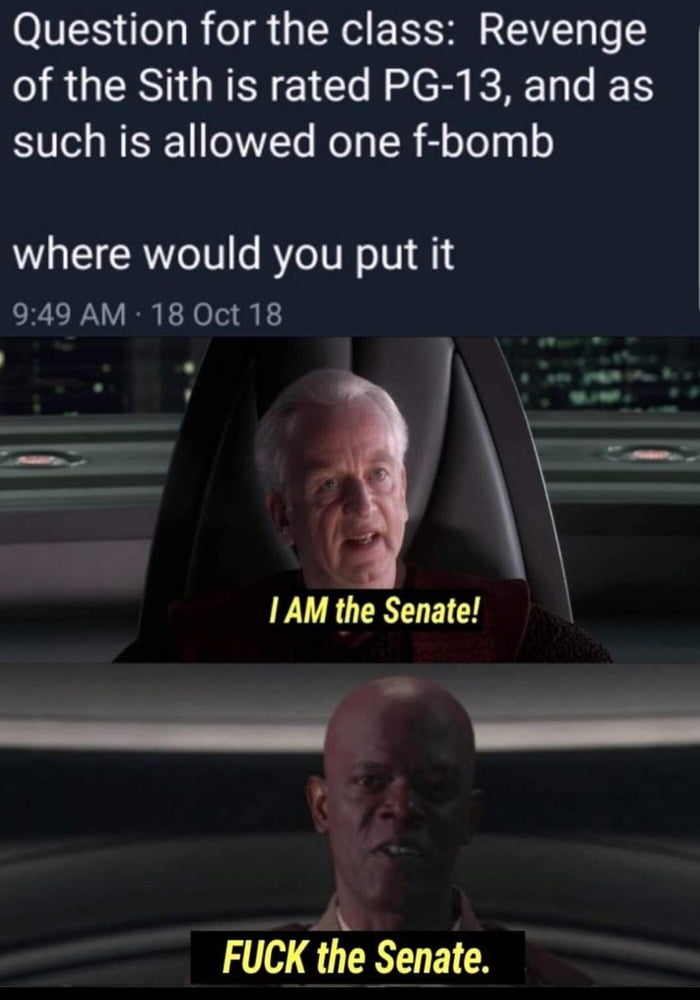 Jar jar Binks is a Sith Lord - 9GAG