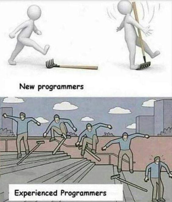 New programmers vs Experienced Programmers - 9GAG