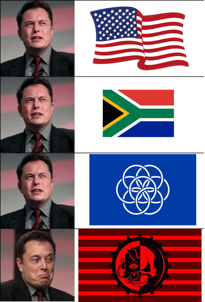 The flag Elon plans to plant on Mars - 9GAG