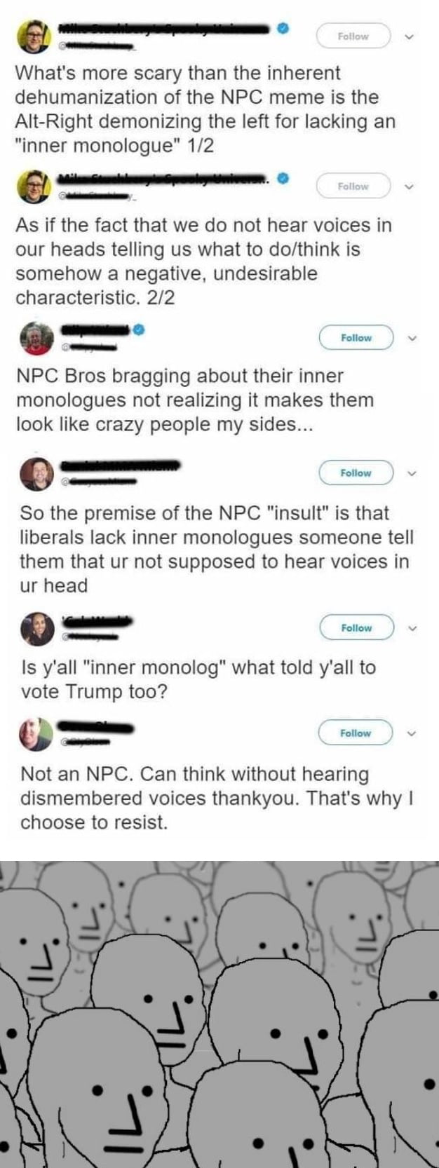 When the NPC's reach critical levels on non-awareness - 9GAG