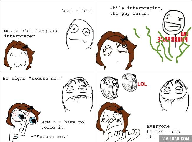 And then everyone giggles... - 9GAG