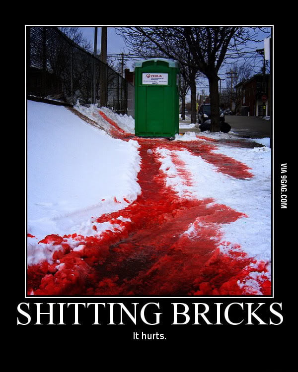Shitting Bricks - 9GAG