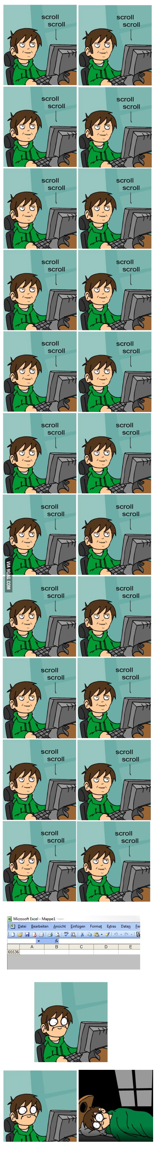 Scroll scroll - 9GAG