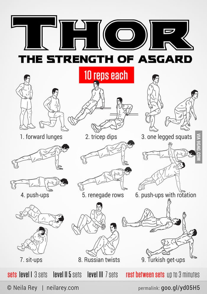 Thor Workout - 9GAG